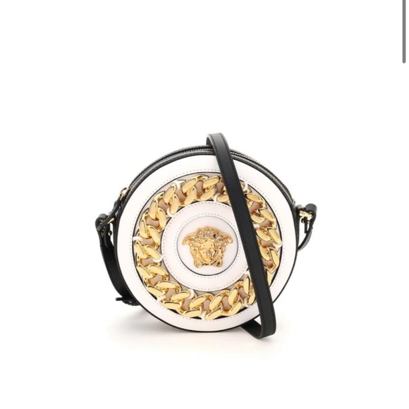 Versace | Bags | Versace La Medusa Round Camera Bag | Poshmark